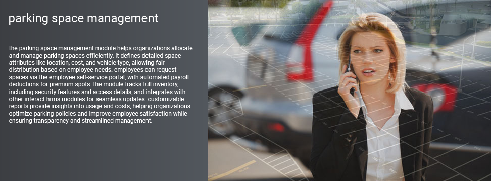 Parking Space Management - 2interact | HRMS